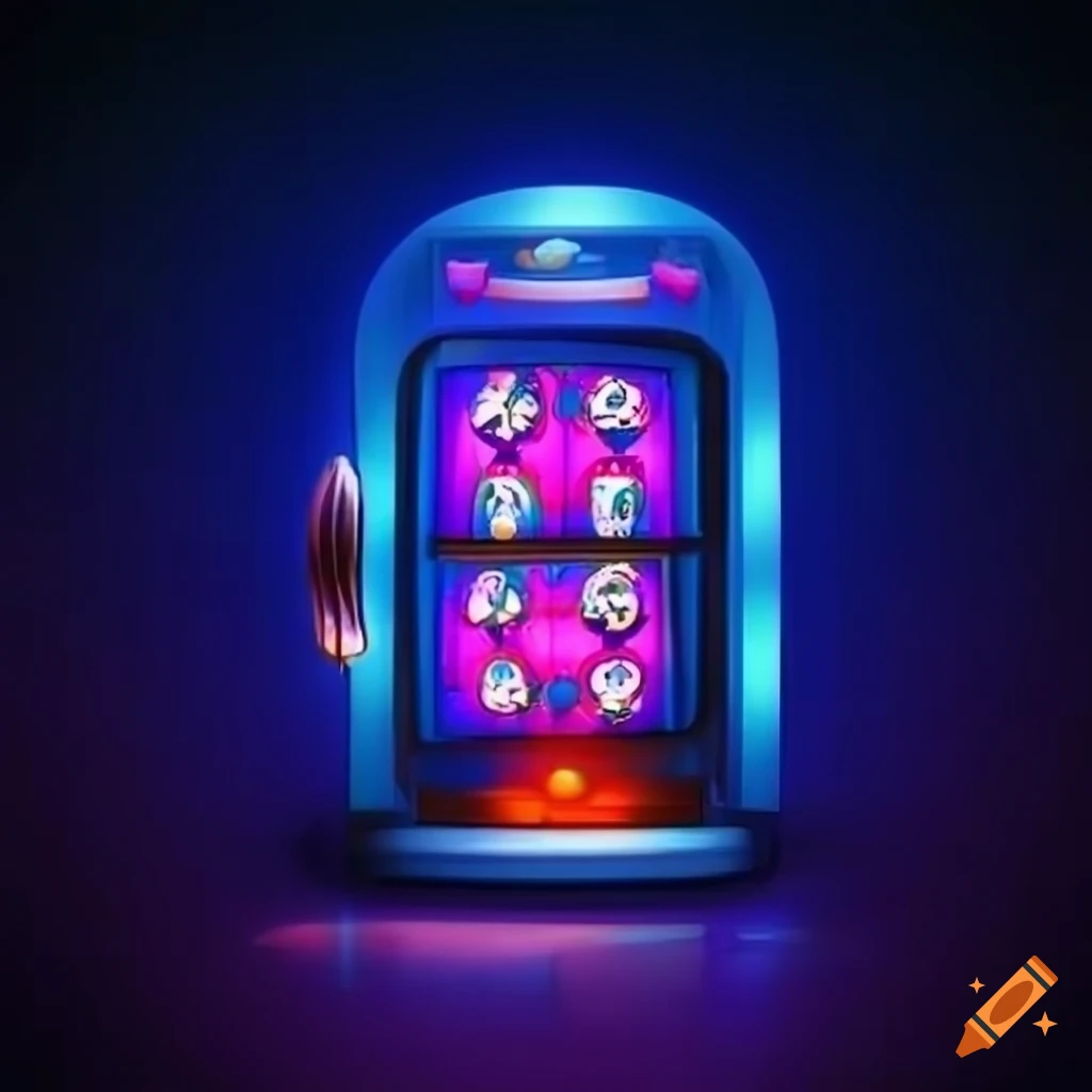 Make a cover for a game on the theme of slot machines grab a 3d on Craiyon