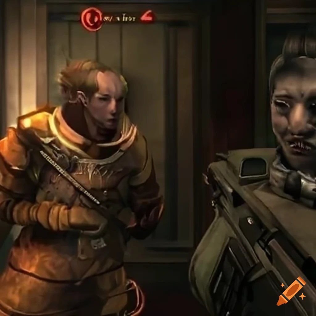 Image representing custom quests in a game on Craiyon