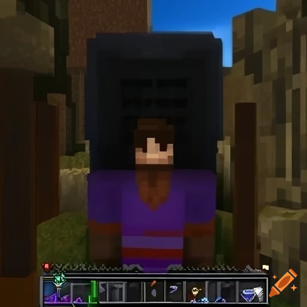 Vikkstar's skyblock server logo on Craiyon