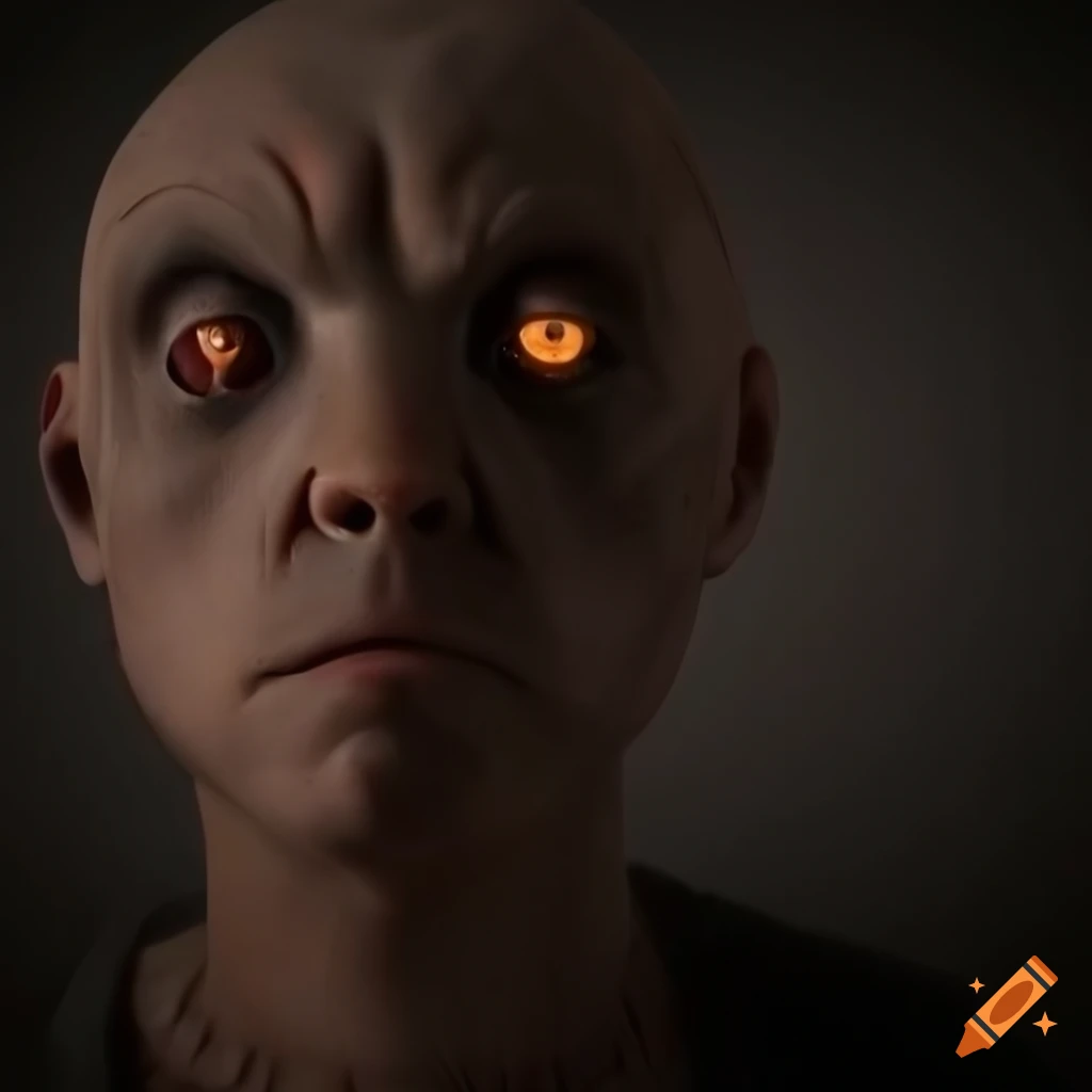 Surreal artwork of a head with multiple eyes and mouths on Craiyon