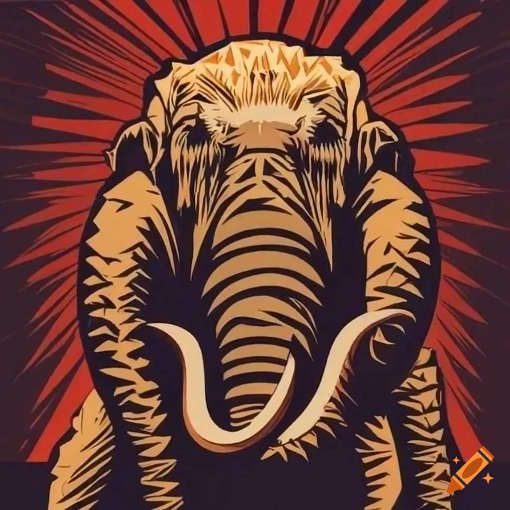 Woodcut style illustration of axis of evil facing mammon on Craiyon