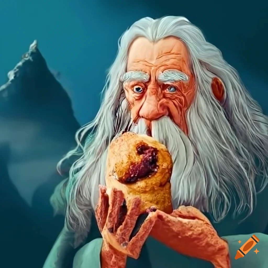 Pizza gandalf on Craiyon