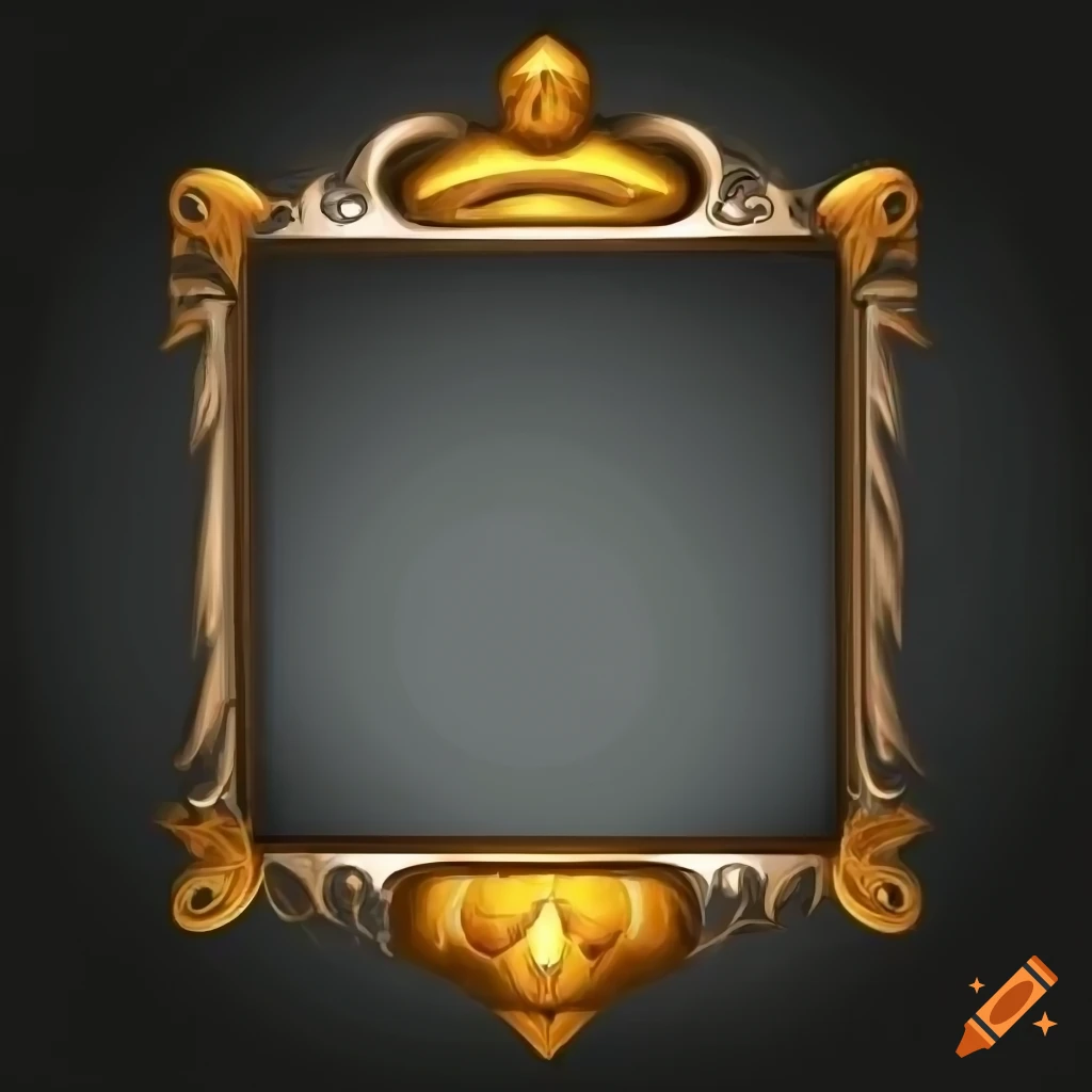 Simple fantasy ui border on Craiyon