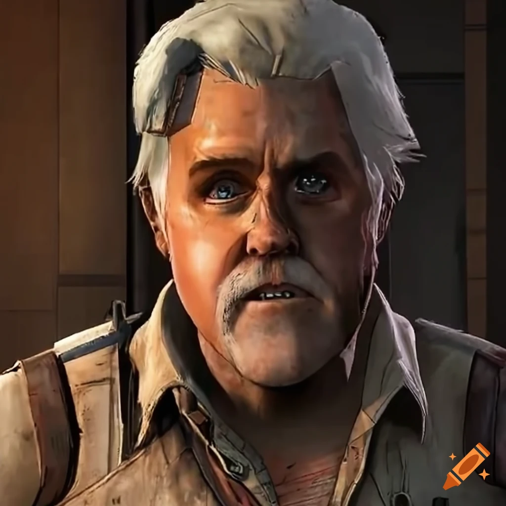 Game portrayal of John Leno in The Walking Dead on Craiyon