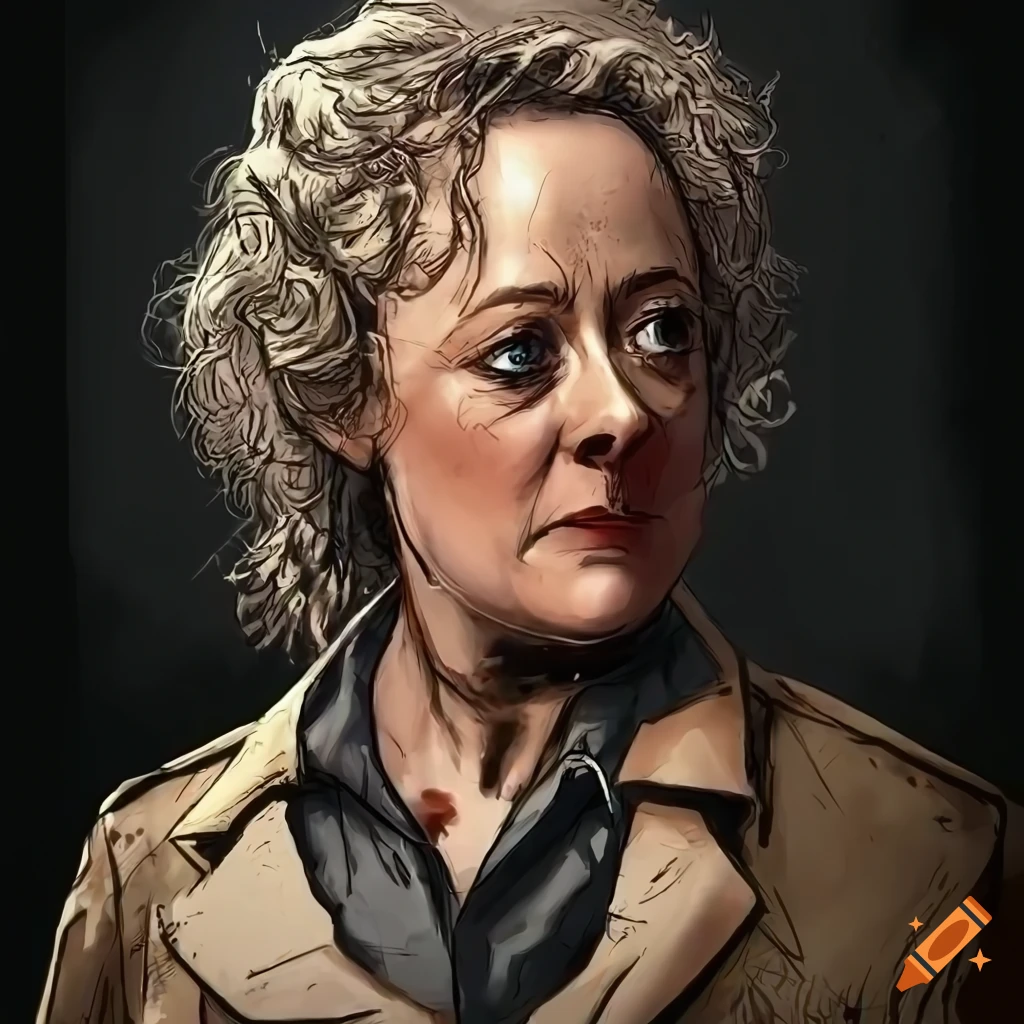 Digital art of sorcha cusack as a character from the walking dead on ...