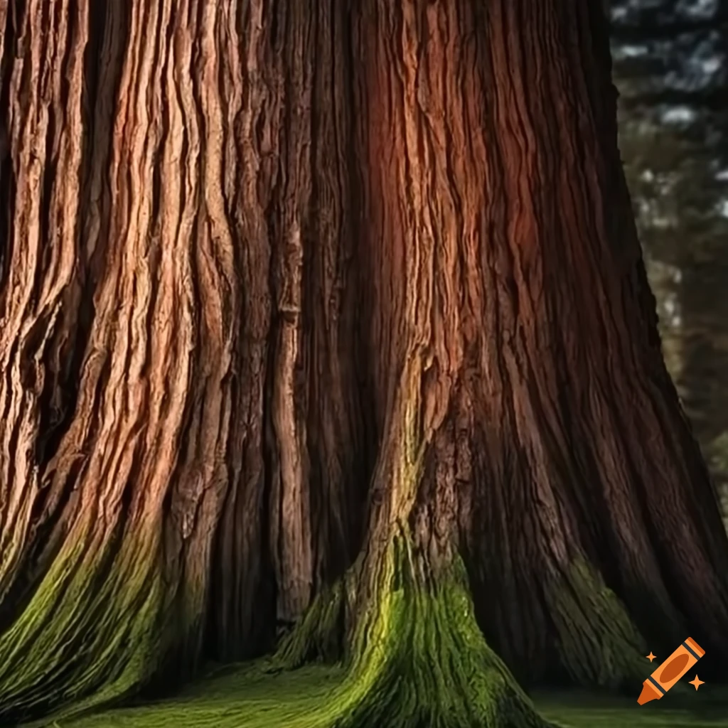 Ancient pine tree in a stunning landscape on Craiyon