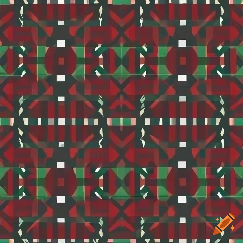 Seamless tiling pattern with geometric shapes on Craiyon