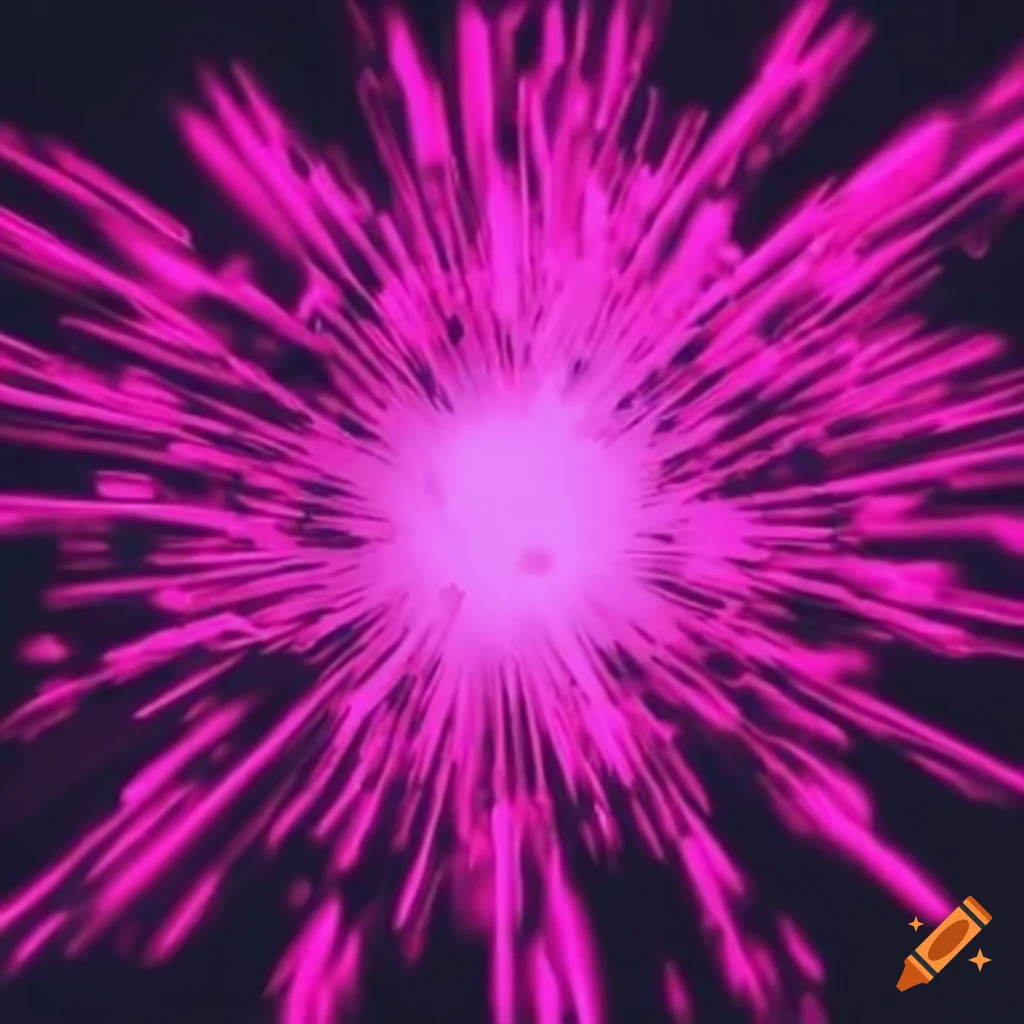 Pink neon explosion