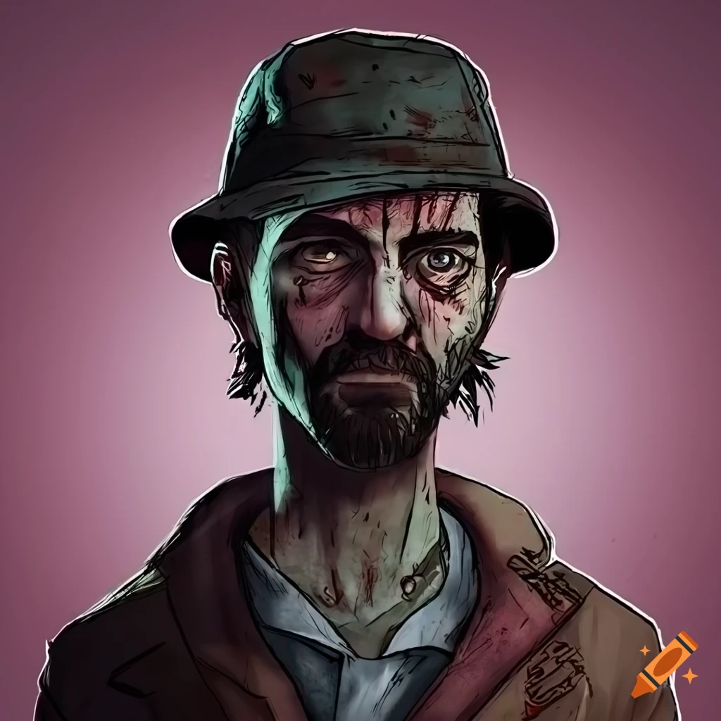 Digital art of chris lovasz in a walking dead inspired style on Craiyon