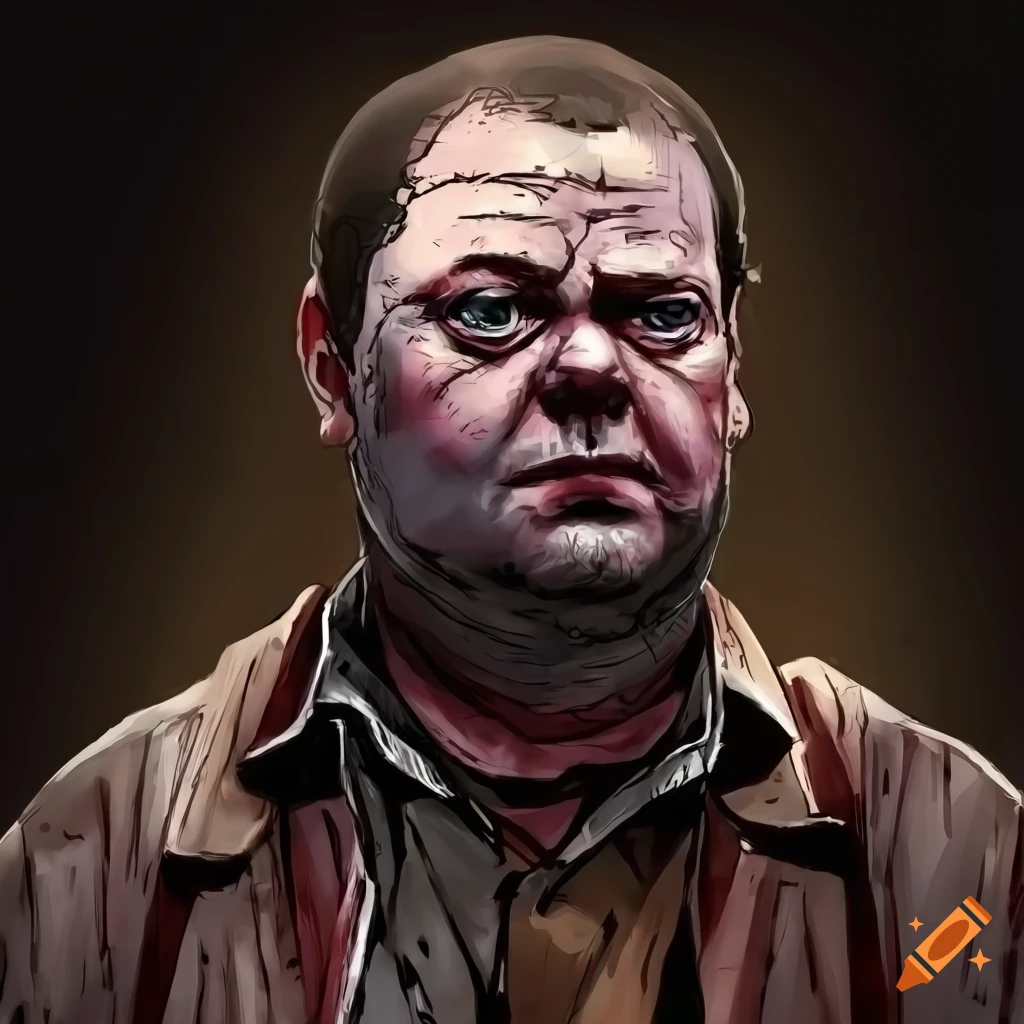 Lester crest character from gta v against a black background in high ...