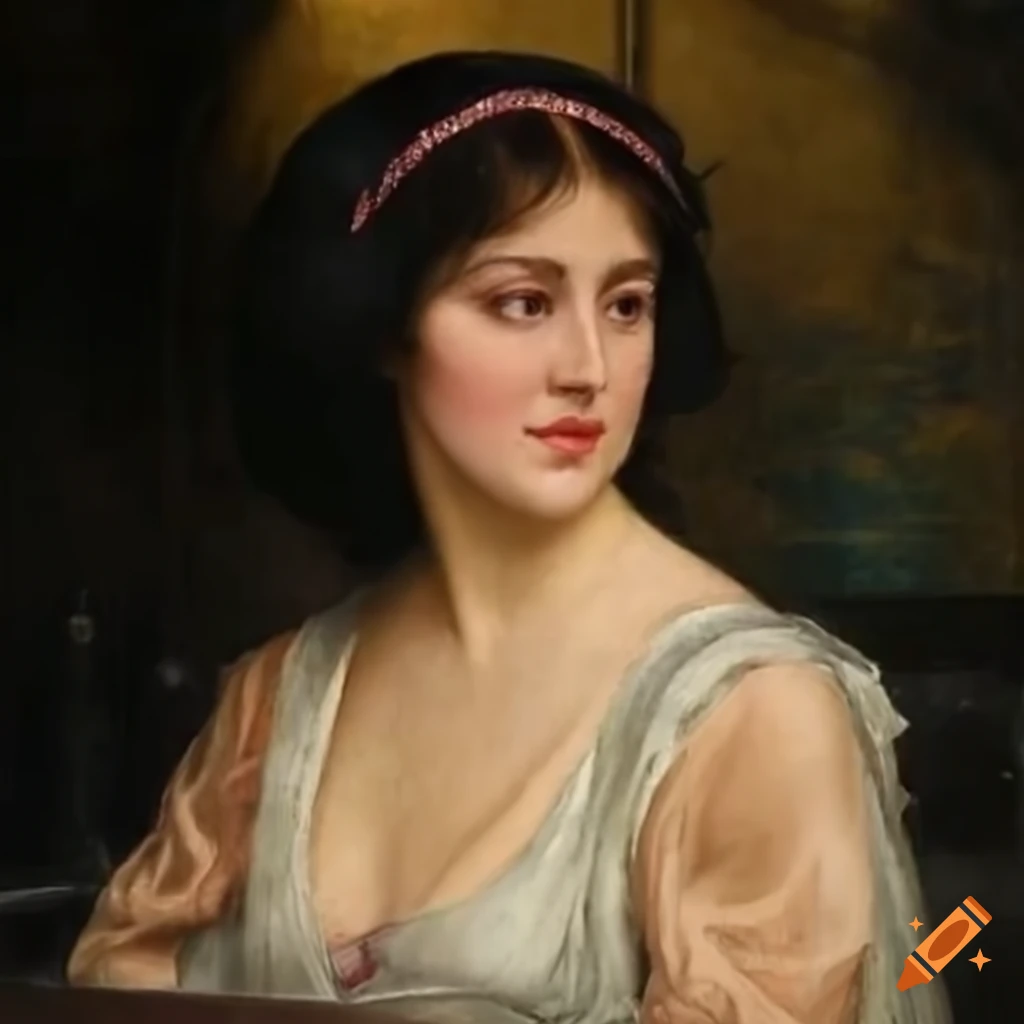 Flawless figure study of a fantasy girl on Craiyon