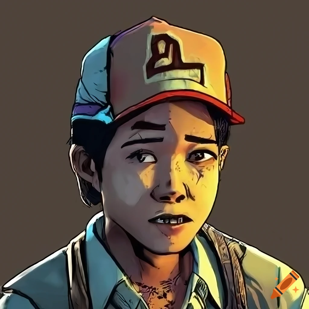 Digital art of steven lim in the walking dead style