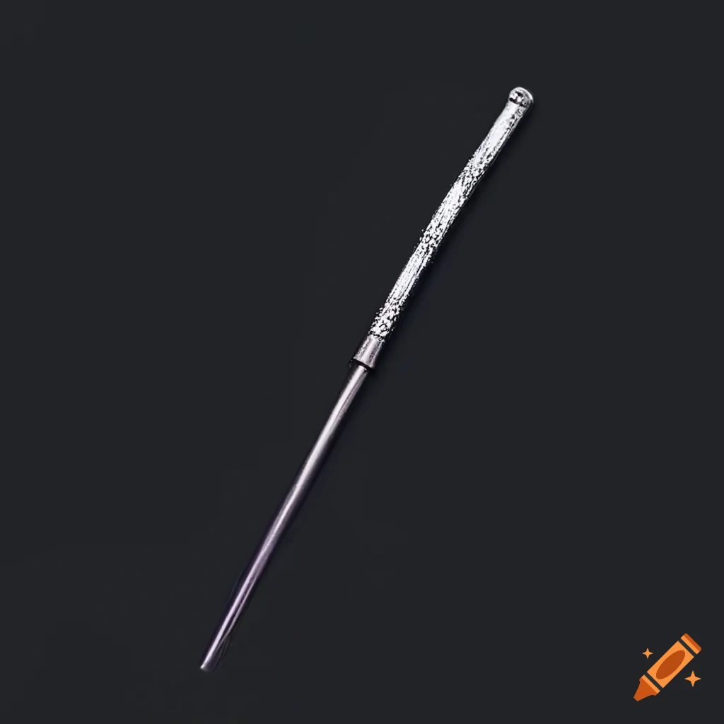 Intricate curved magic wand