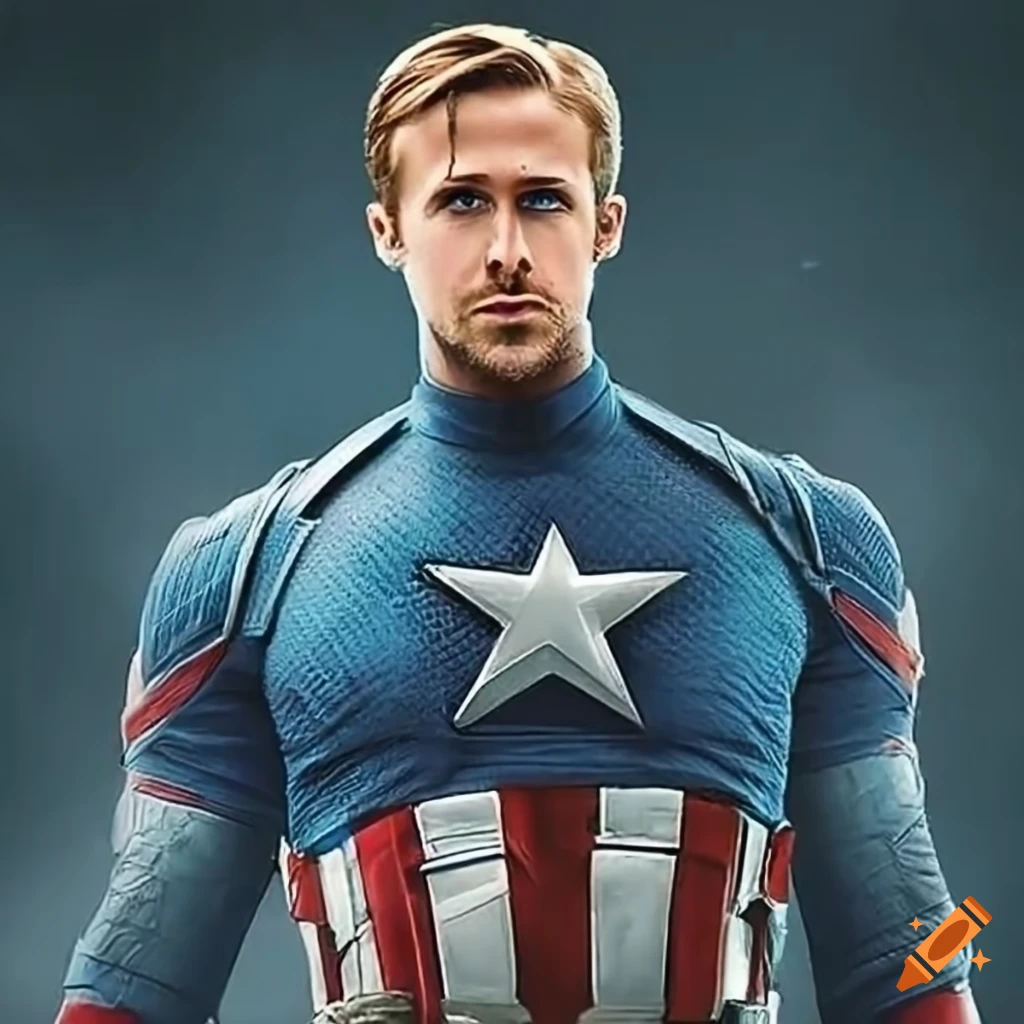 Chad michael murray dressed as captain america on Craiyon