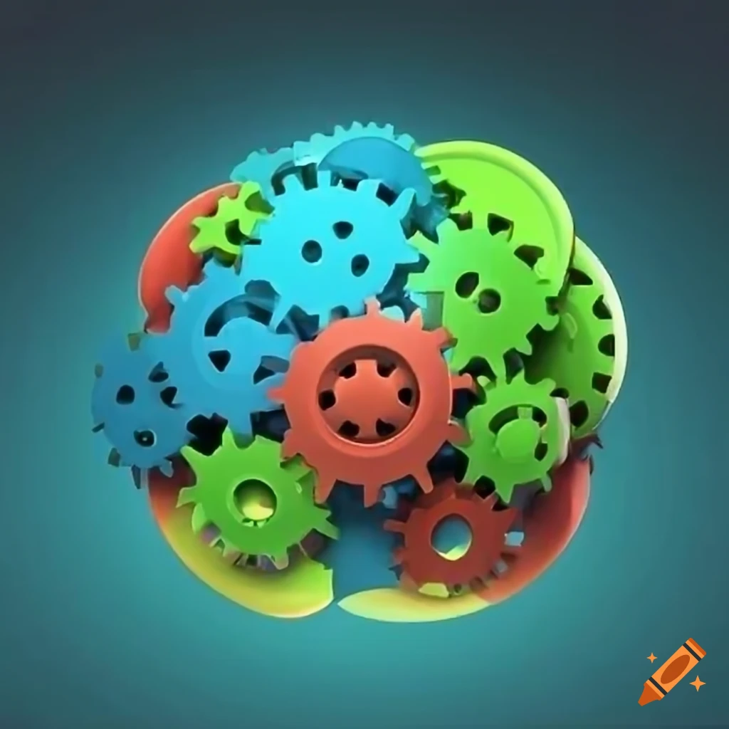 Image representing the connection between cogs and human emotions on ...