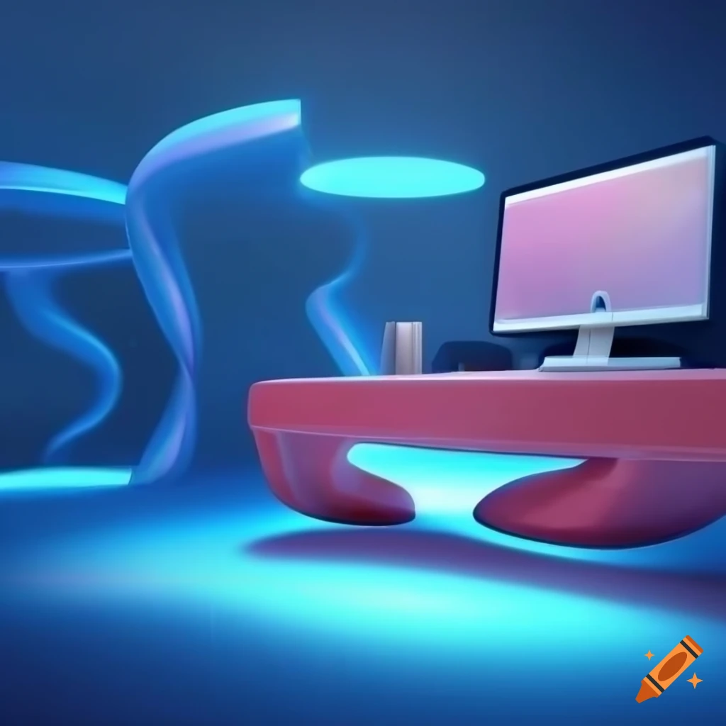 Surreal 3d rendered architecture living room on Craiyon