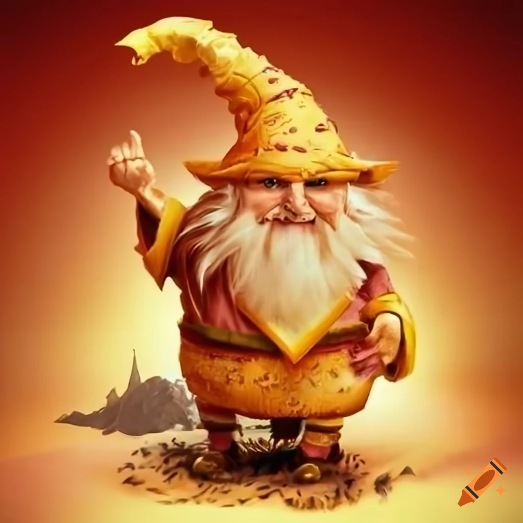 Wizard surfing on a pizza on Craiyon