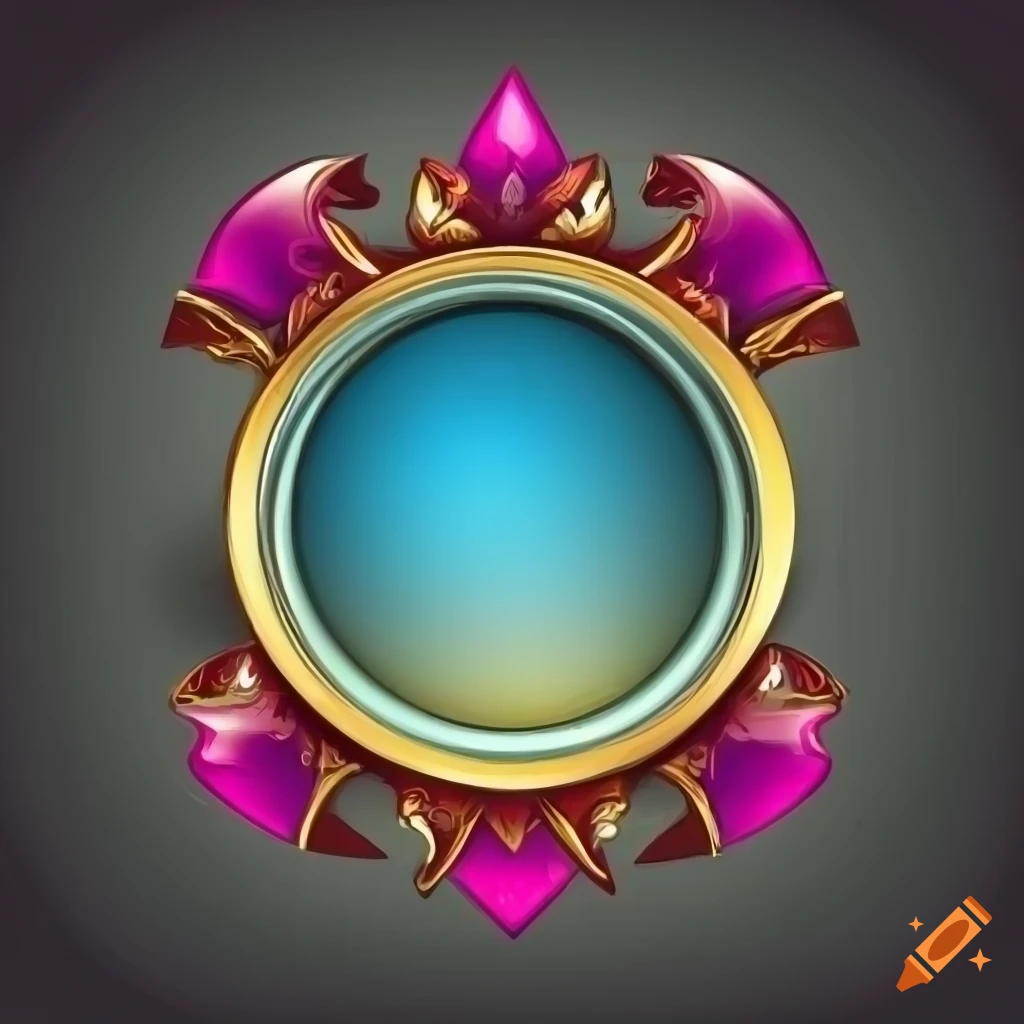 Fancy rpg icon on a black background