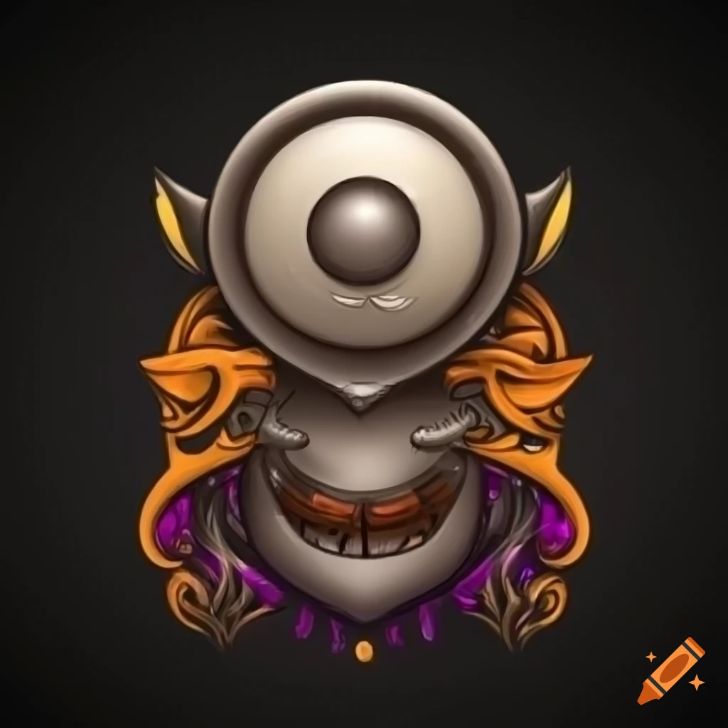 Fancy rpg icon on black background on Craiyon