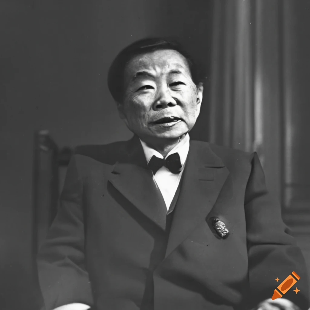 Portrait of Chiang Ching-kuo, 2nd President of the Republic of China on ...
