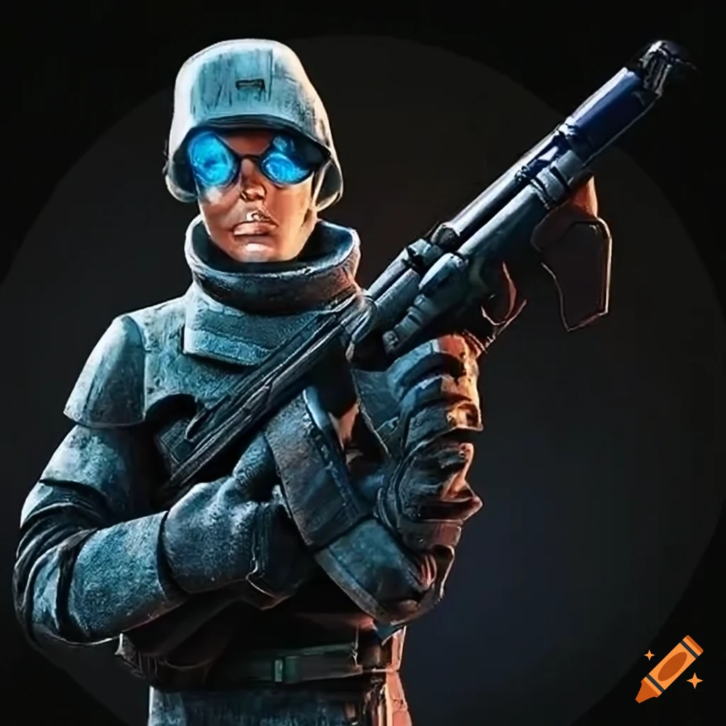 Image of an ultra commando on Craiyon