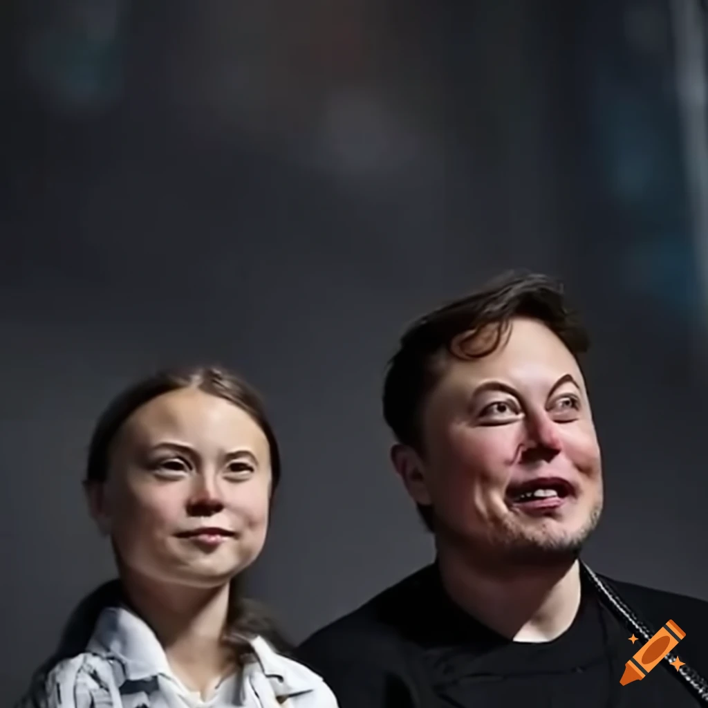 Image of Elon Musk and Greta Thunberg on Craiyon Image of Elon Musk and Greta Thunberg on Craiyon