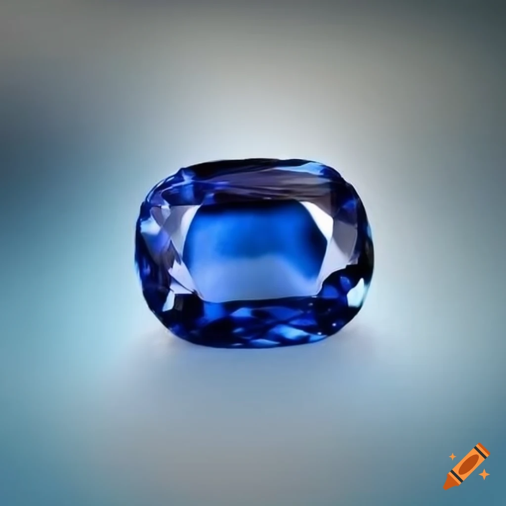 A stunning sapphire gemstone on Craiyon