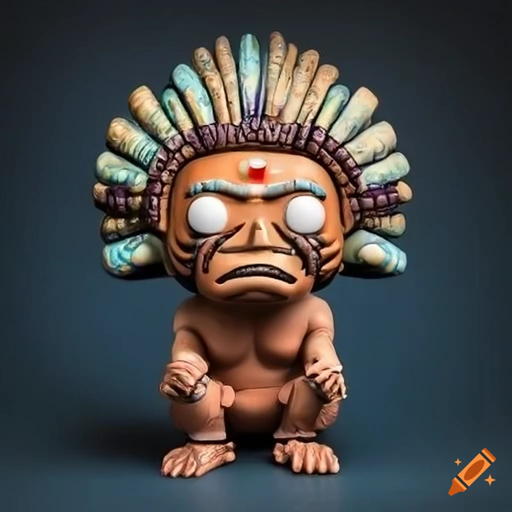Funko pop figure of a mayan man