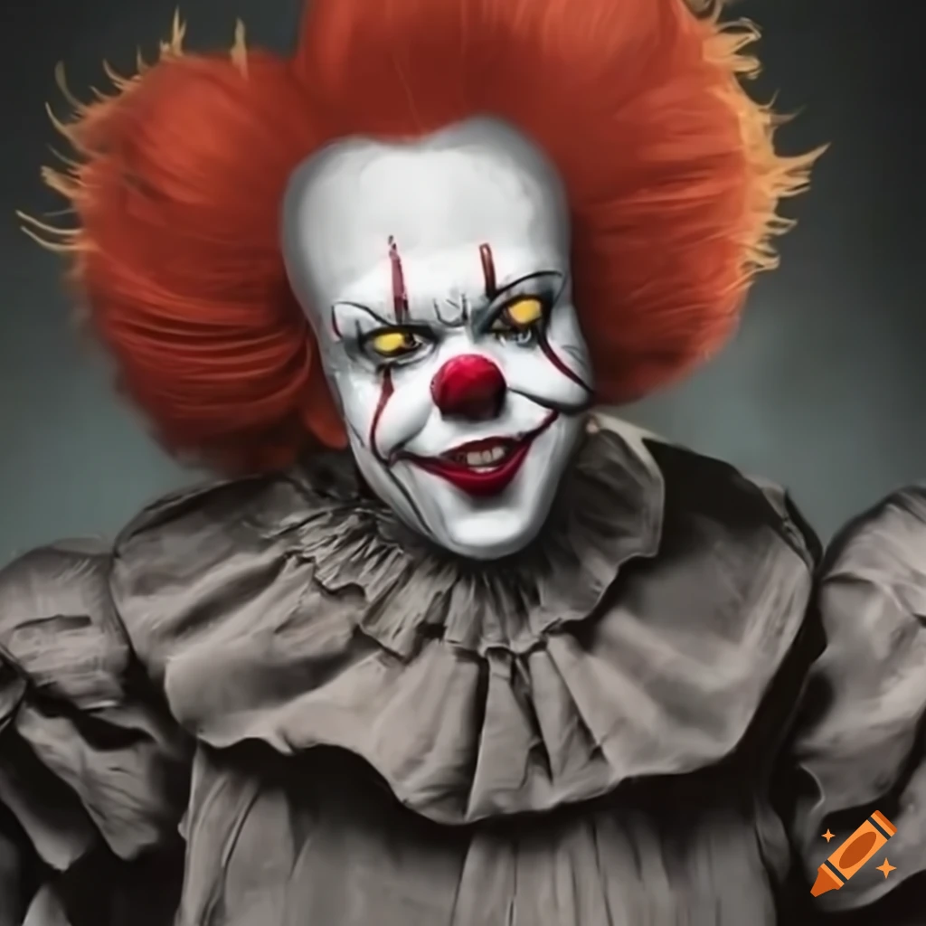 Pennywise the dancing clown on Craiyon