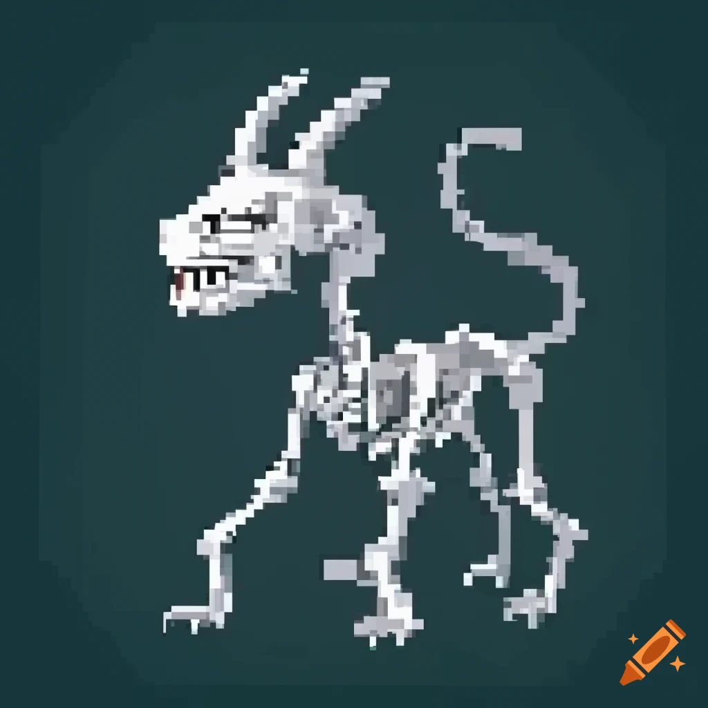 16-bit sprite wolf on Craiyon