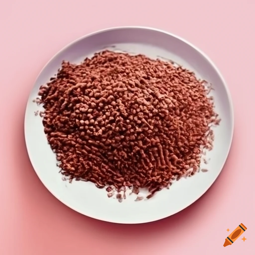 Close-up of ragi grains on Craiyon