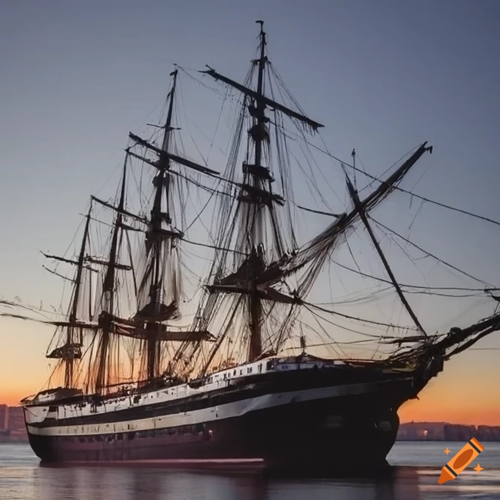 Photography of ships and boats on Craiyon