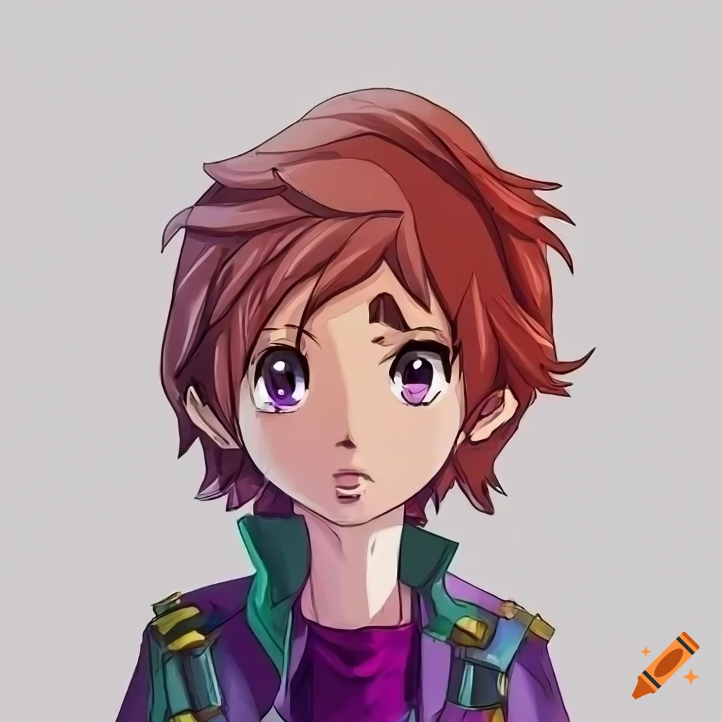 Illustration of a heroic character for a 2D game on Craiyon