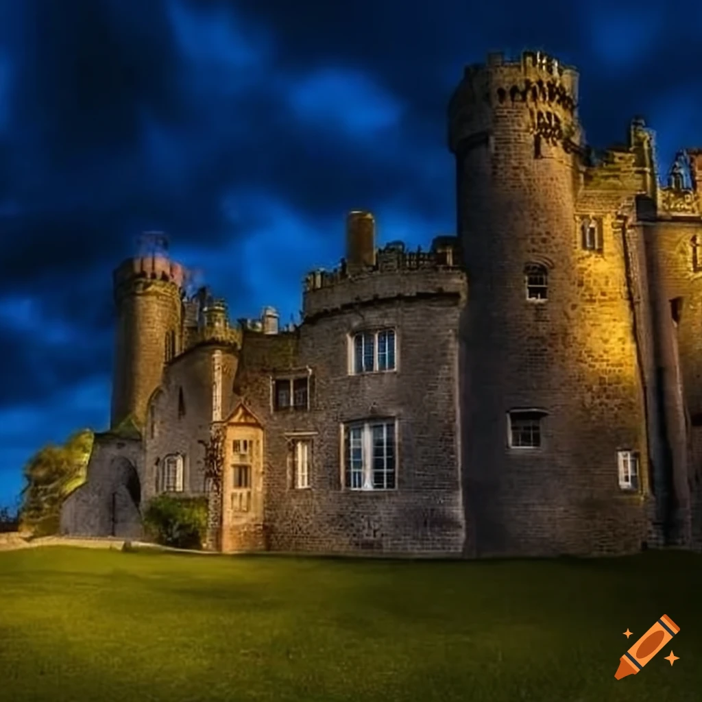 Image of an emo castle on Craiyon