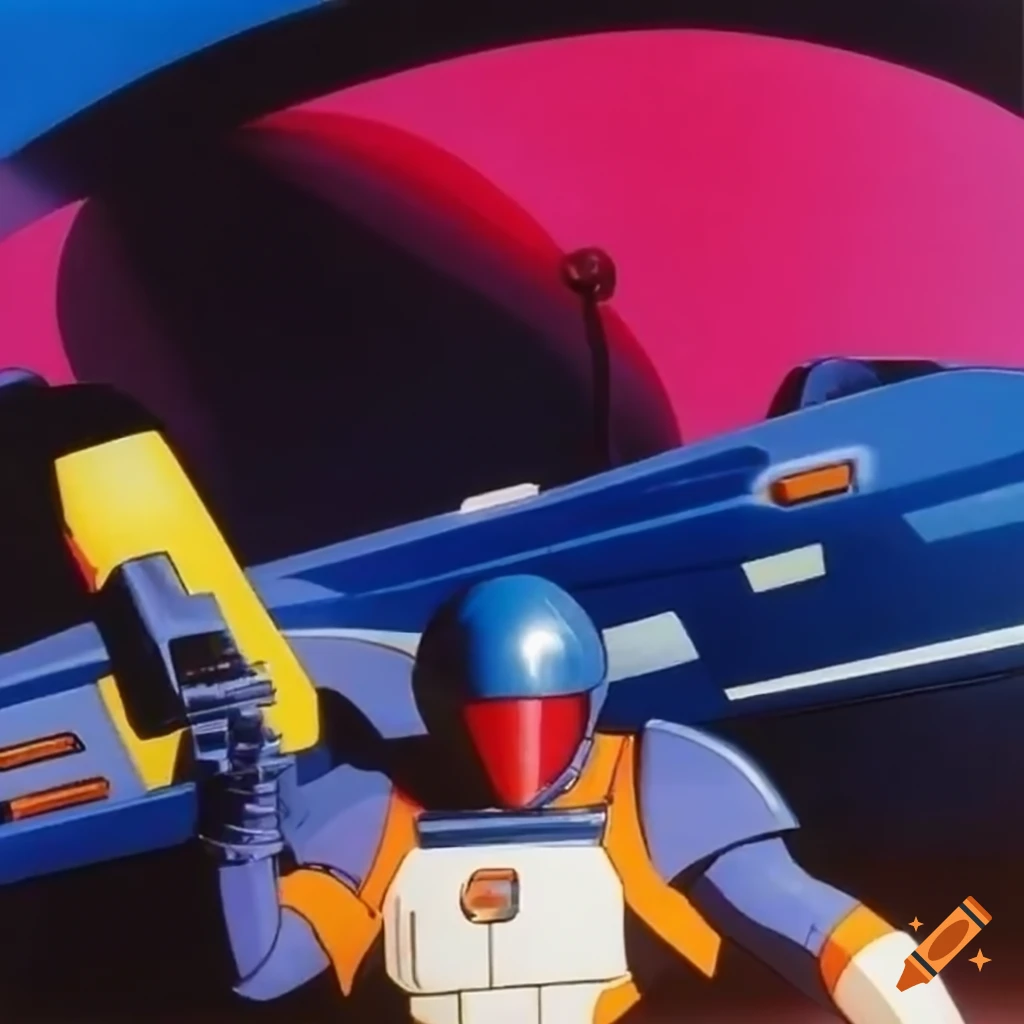 Retro anime ova poster by ralph mcquarrie