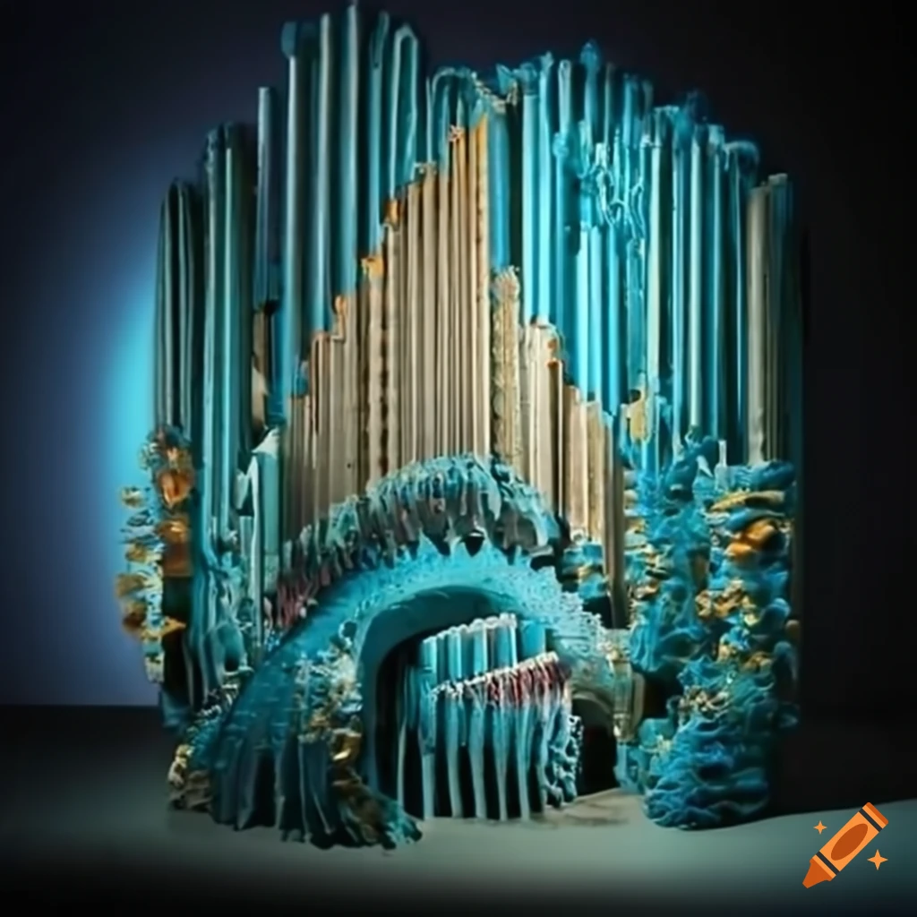 Unique pipe organ made of ocean coral