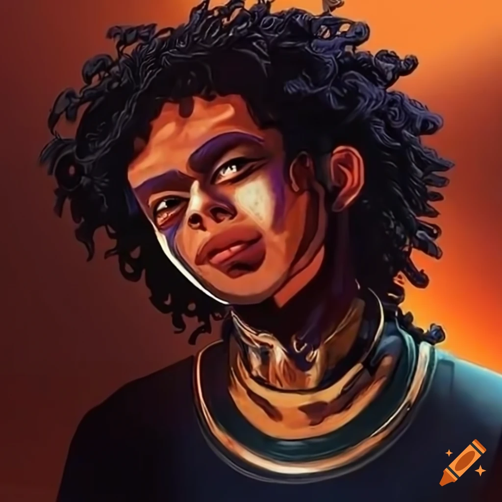 Portrait of jamal on Craiyon