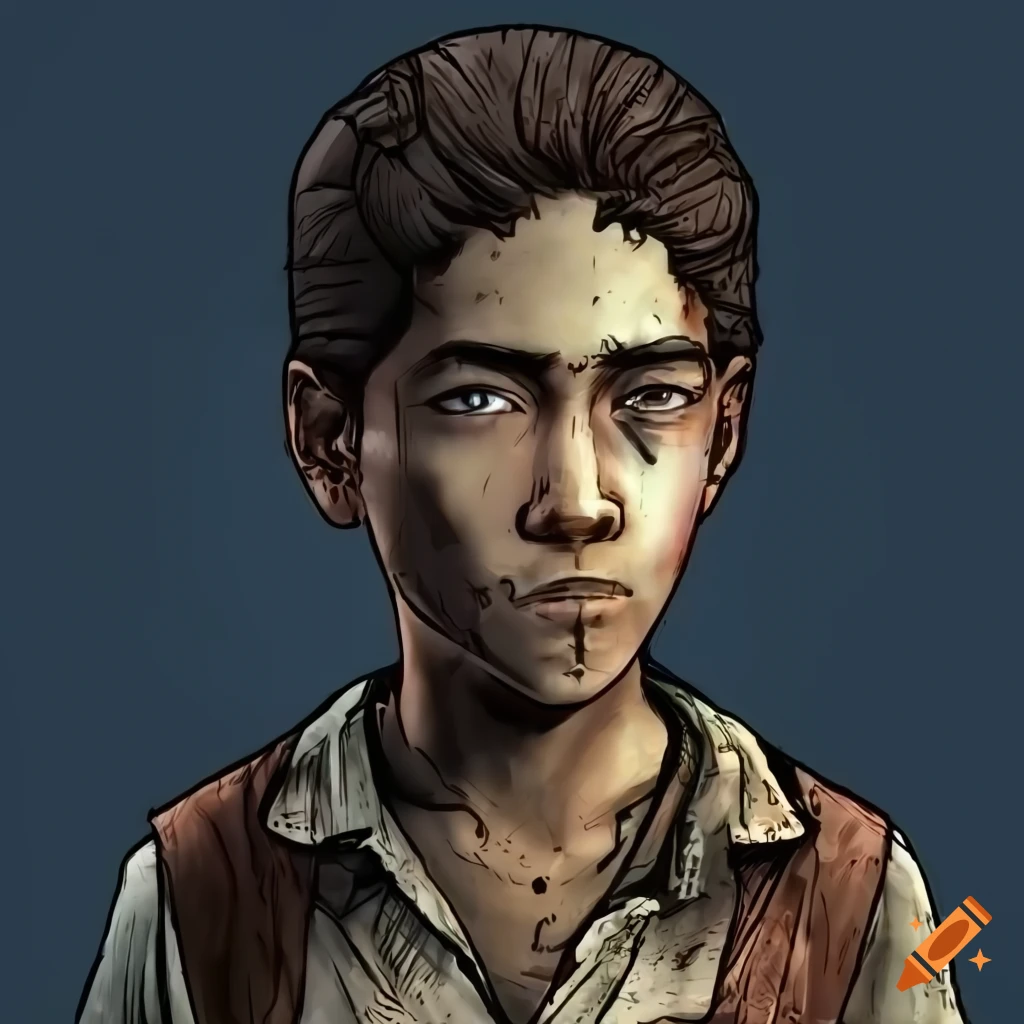 Digital art of ryan bergara as a character in the style of telltale's ...