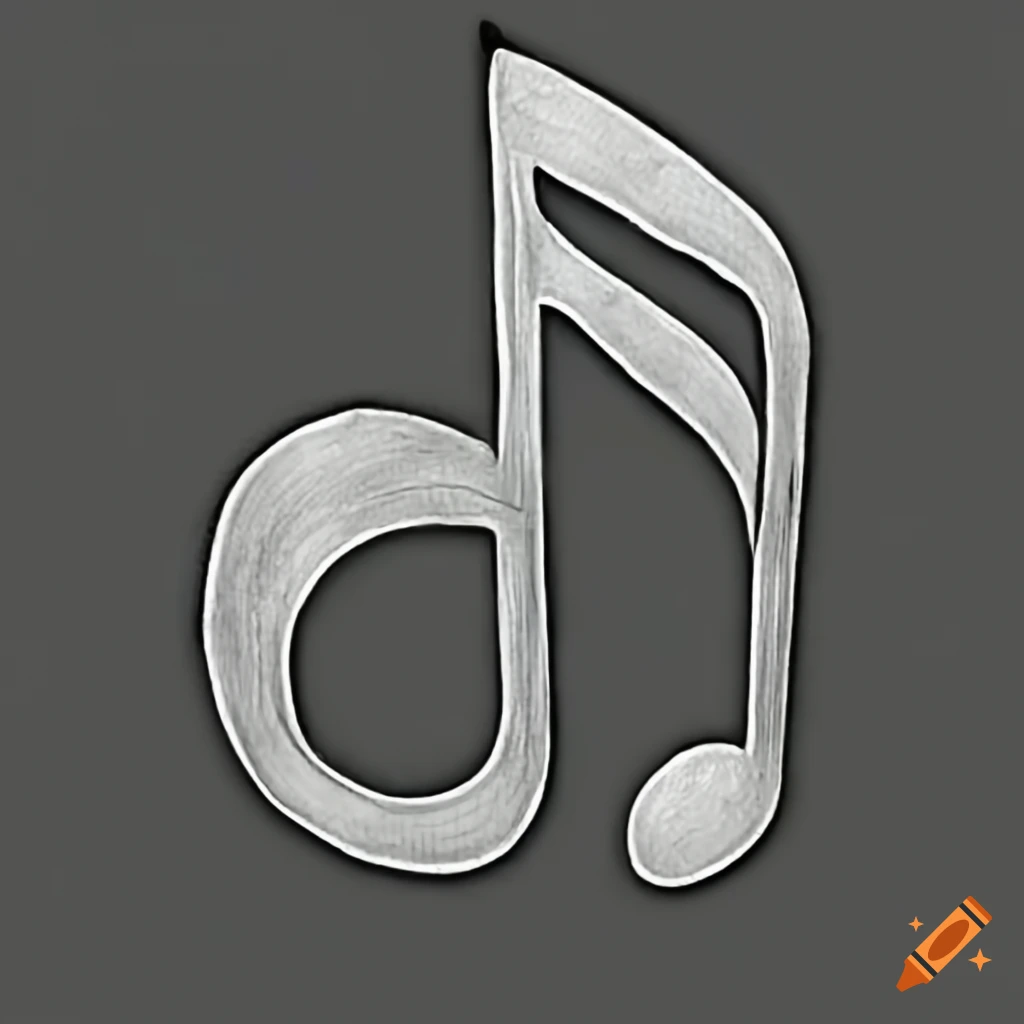 Music-themed profile picture on Craiyon