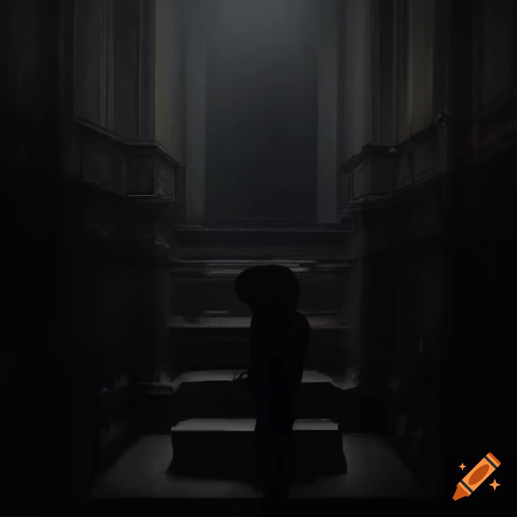 Artistic representation of a room inside a wall