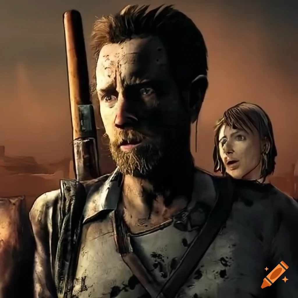 Ewan mcgregor as a survivor in the walking dead video game
