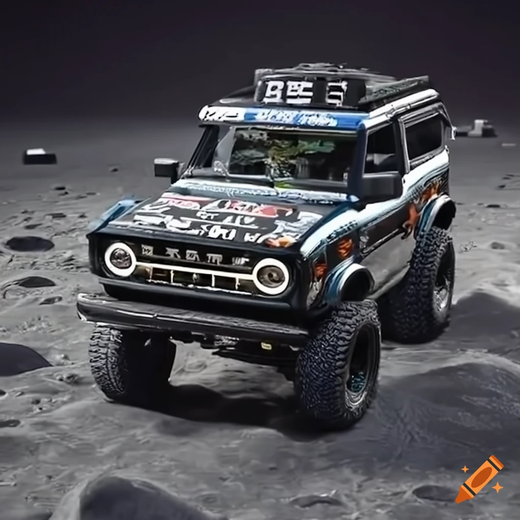 Rc trucks kicking up dirt on Craiyon