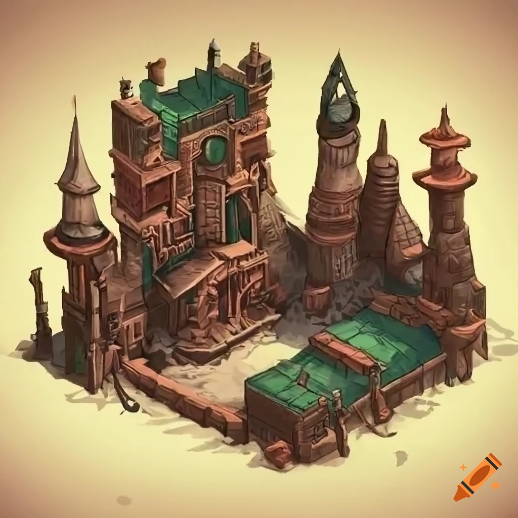 Simulation game with dwarves, mining, and building mechanics on Craiyon