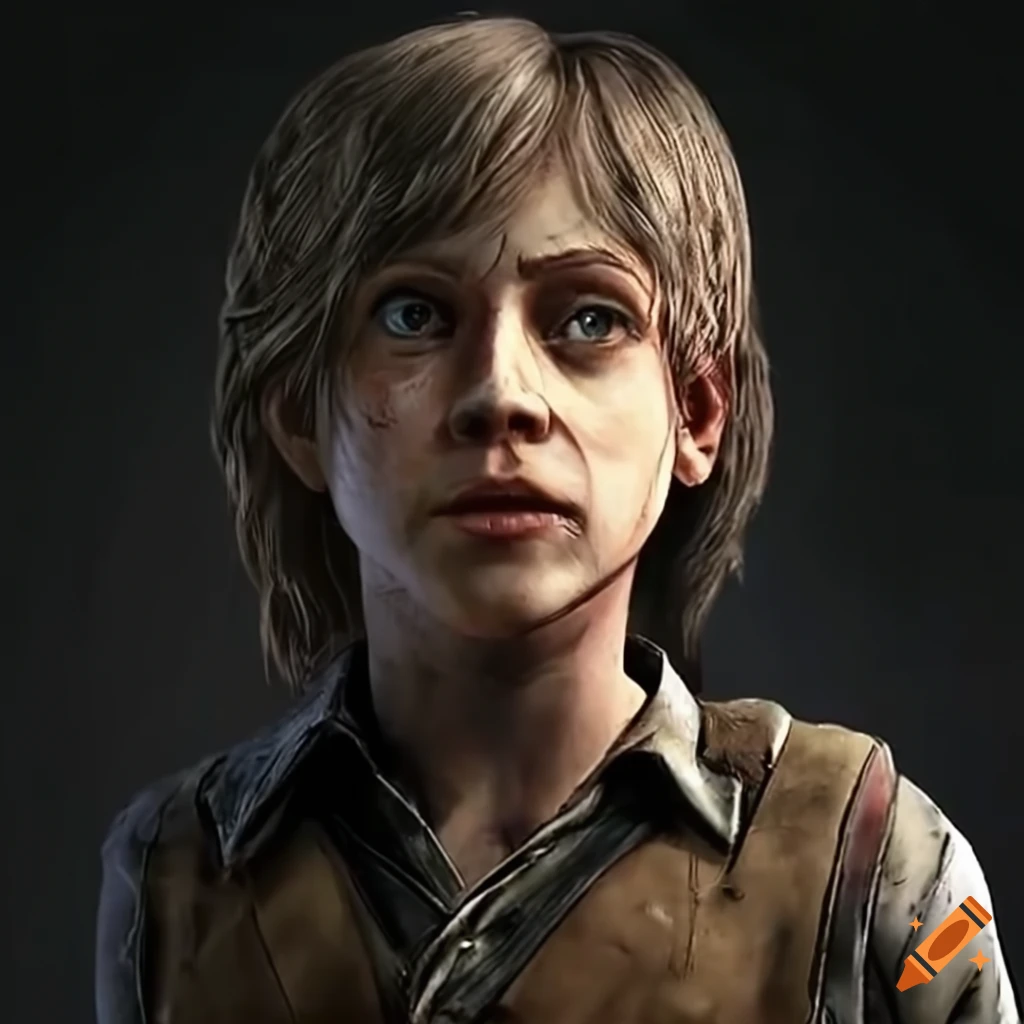 Anna faris as survivor in the walking dead video game on Craiyon