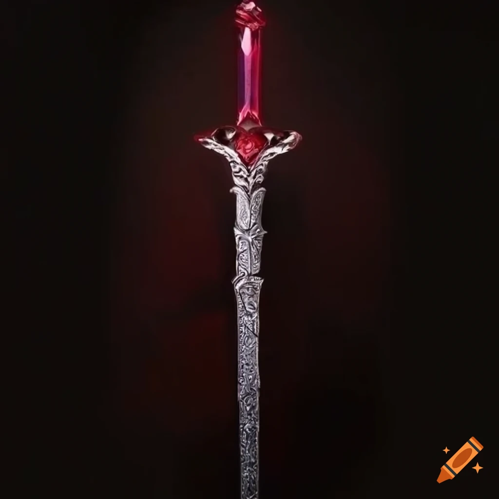 Image of a detailed fantasy sword on Craiyon
