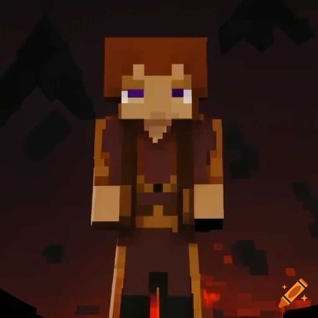 Minecraft avatar server on Craiyon