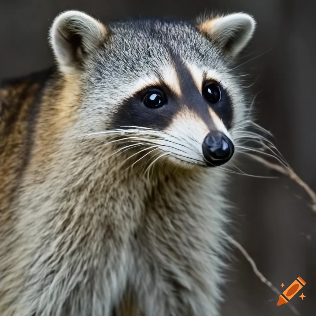 Raccoon on Craiyon