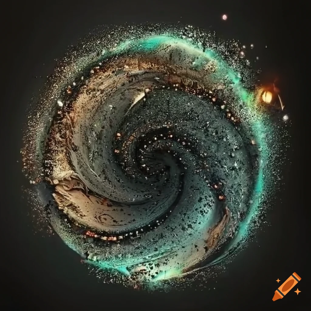 Hyper detailed photorealistic art of dust