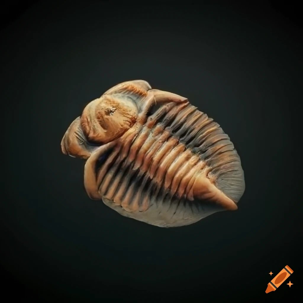 Imprint of a trilobite fossil