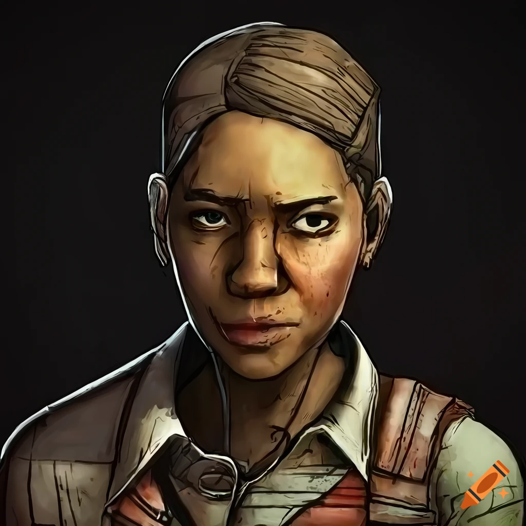 Digital art of a doctor inspired by telltale's the walking dead on Craiyon